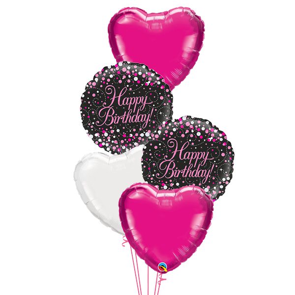Pretty Pink Birthday Balloons – The London Balloon Shop